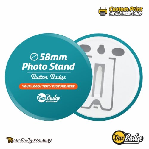 Photo Stand Button Badge 58mm-Custom Design & Print | Supplier ...