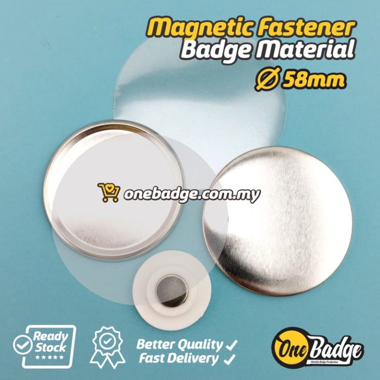 MAGNETIC Button Badge Supplier Malaysia | Magnet ID Badge Wholesale ...
