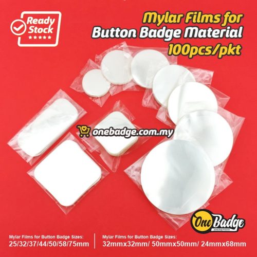Mylar Films For Button Badge | Supplier & Wholesaler | OneBadge Malaysia