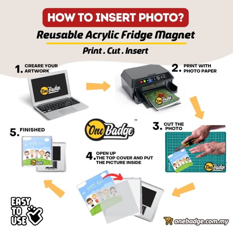 Acrylic Fridge Magnet Supplier Malaysia | Instant Fridge Magnet ...