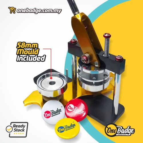Swivel Button Badge Machine with 58mm Mould | Supplier & Wholesaler ...