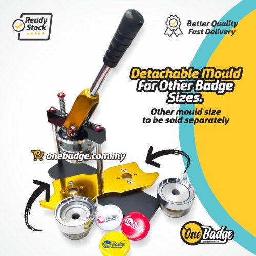 Swivel Button Badge Machine with 58mm Mould | Supplier & Wholesaler ...