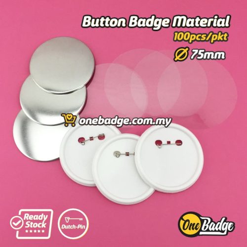 Button Badge Material Supplier - 75mm Malaysia | Wholesale Price ...