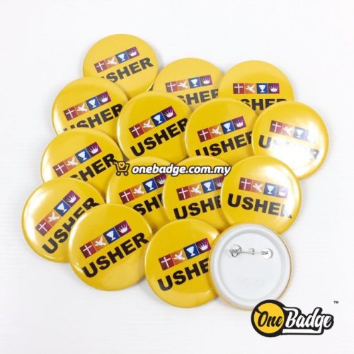 44mm Diameter Button Badge Normal Pin - Custom Design & Print ...
