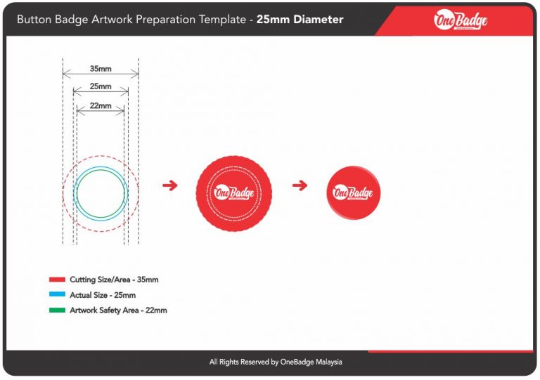 Button Badge Artwork Preparation Guideline | OneBadge Malaysia