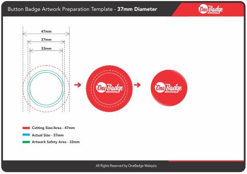 Button Badge Artwork Preparation Guideline | OneBadge Malaysia