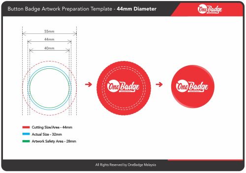 Button Badge Artwork Preparation Guideline | OneBadge Malaysia