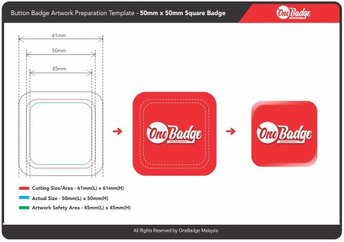 Button Badge Artwork Preparation Guideline | OneBadge Malaysia