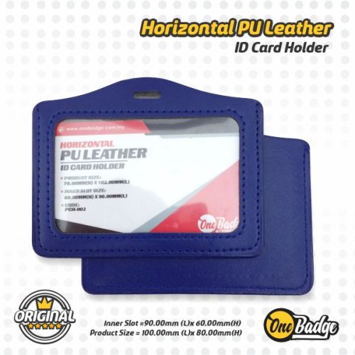HORIZONTAL PU Leather ID Card Holder | HPU-SL001 | Supplier ...