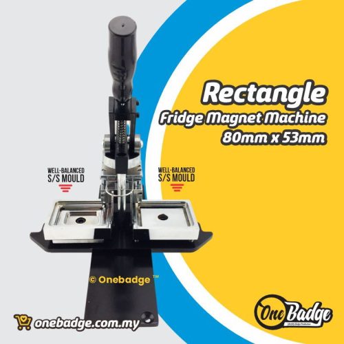 Rectangle Fridge Magnet Machine- 80mm x 53mm | Premium Quality Fridge ...