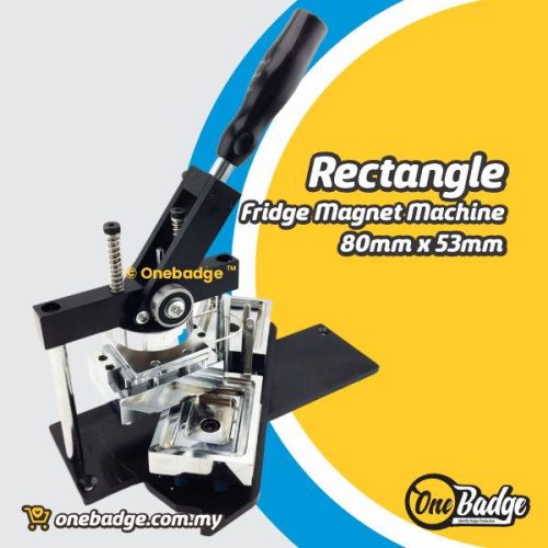 Rectangle Fridge Magnet Machine- 80mm x 53mm | Premium Quality Fridge ...