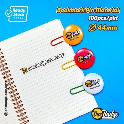 Bookmark Badge Material 44mm | Paper Clip Badge Material 44mm ...