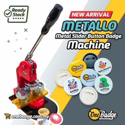Premium Button Badge Machine with Metal Slider | Onebadge