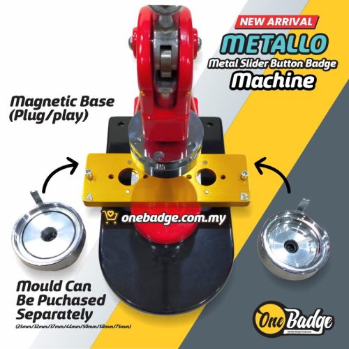 Premium Button Badge Machine with Metal Slider | Onebadge