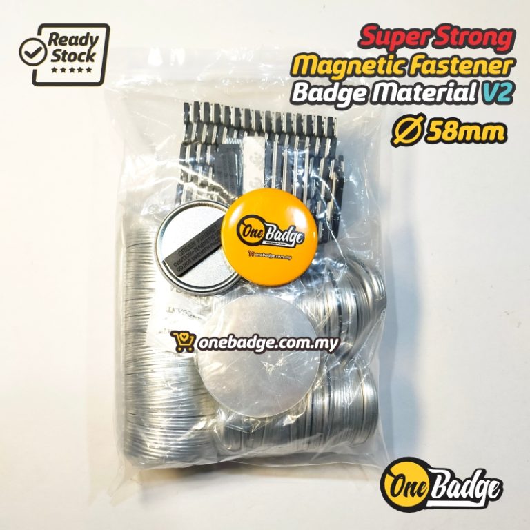 MAGNETIC Button Badge Supplier Malaysia | Magnet ID Badge Wholesale ...